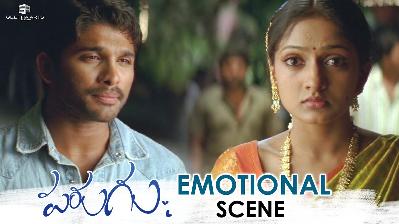 Allu Arjun Breaks-up With Sheela | Emotional Scene | Parugu Movie ...