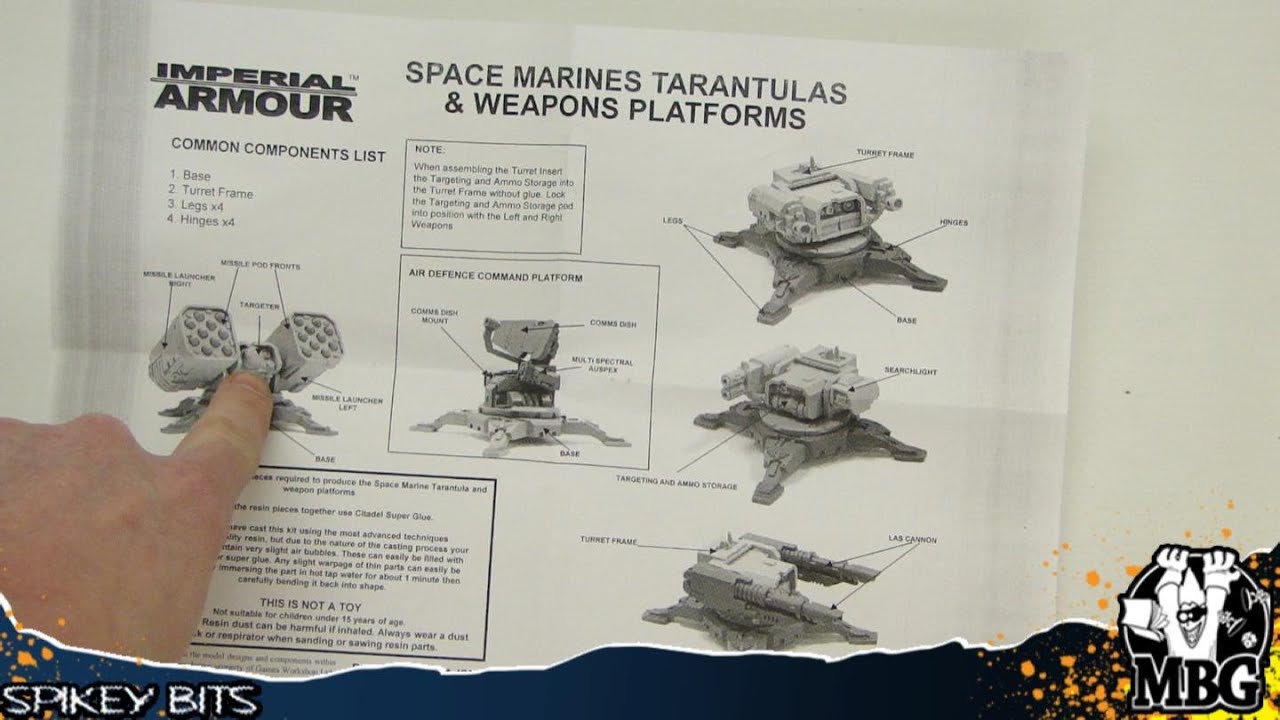 40k Unboxing Space Marines Hyperios Air Defense Platform Forge World ...