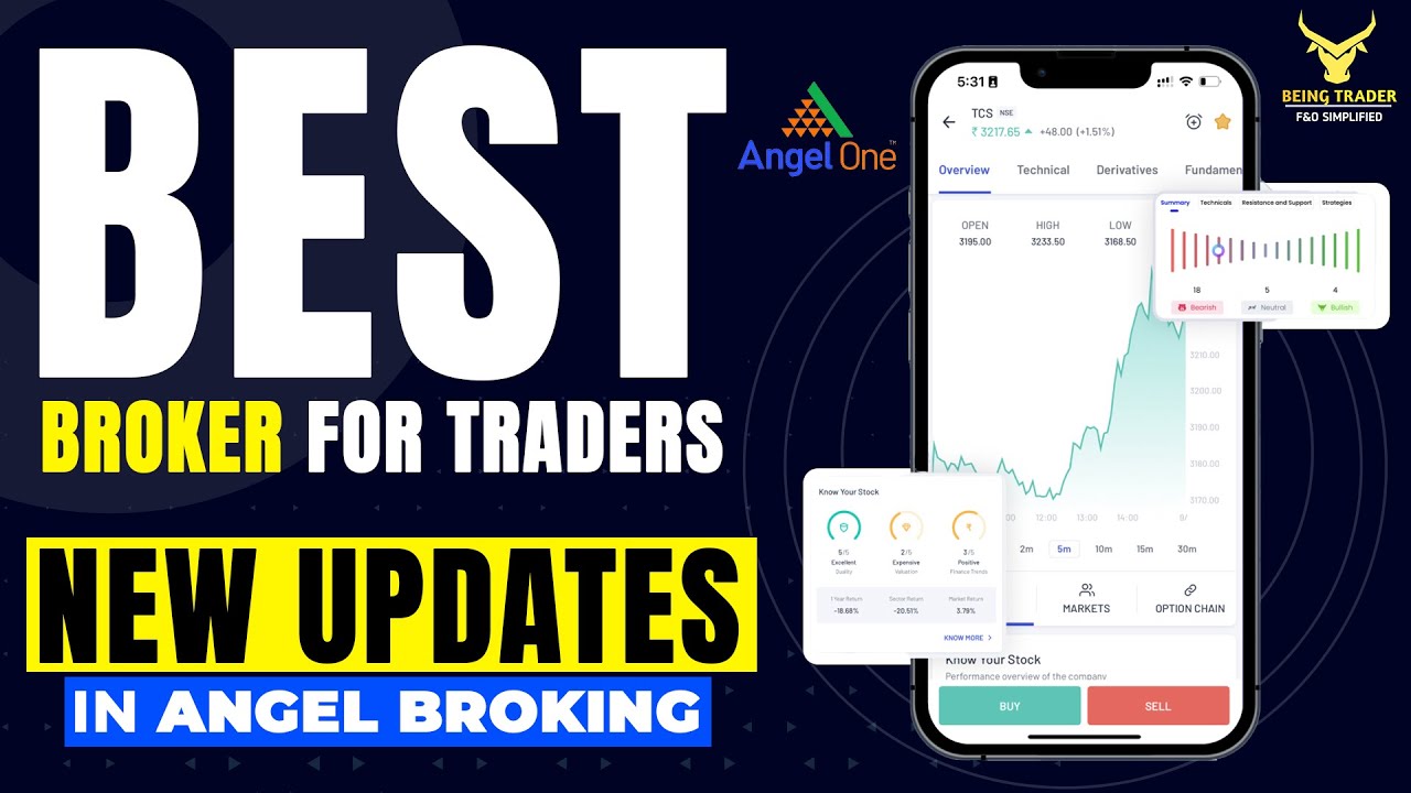 Angel one new update || best broker for trading || being trader || best ...