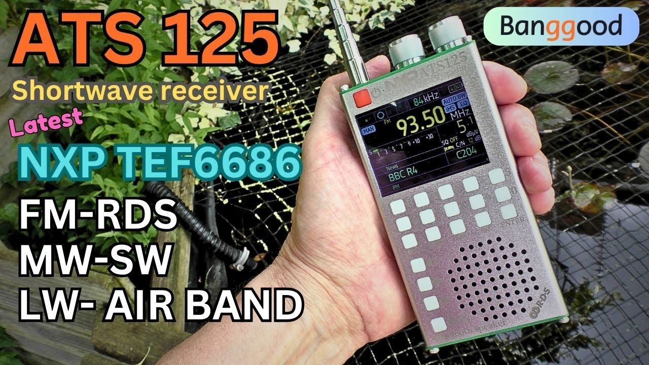 ATS 125 Shortwave Radio. Latest NXP Tef 6686 chip. (Inc all band on air ...