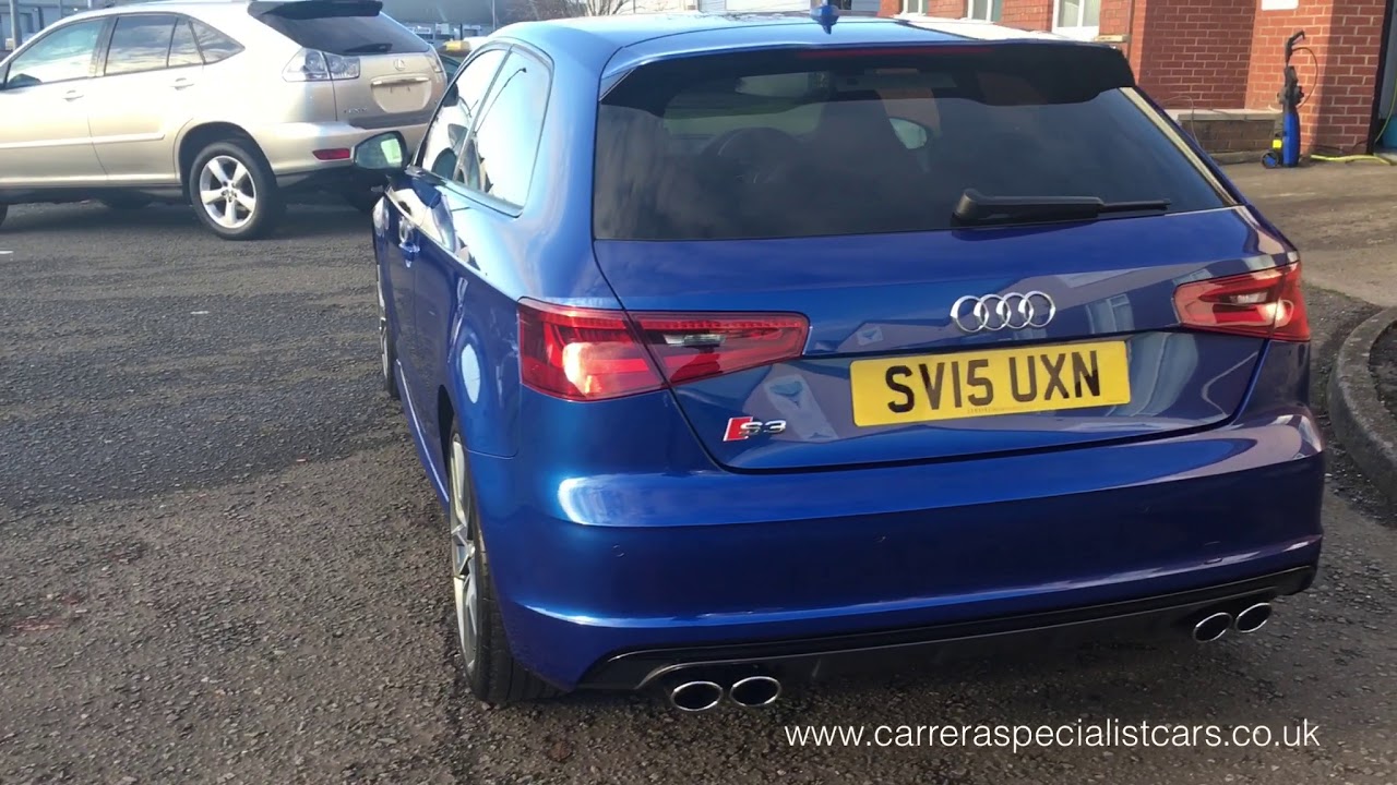 Audi S3 Sepang Blue 2015 walk round - YouTube