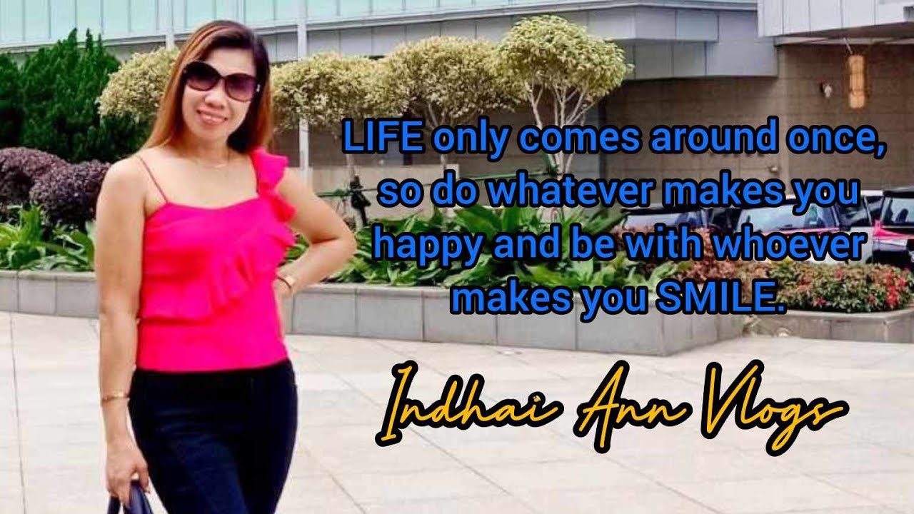LIFE only comes around once, so do whatever makes you happy and be with ...