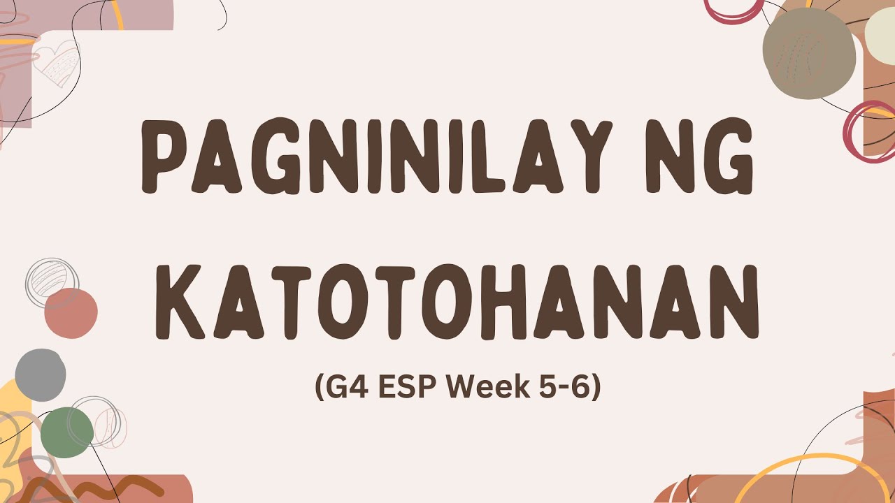 G4 ESP WEEK 5 & 6 - YouTube