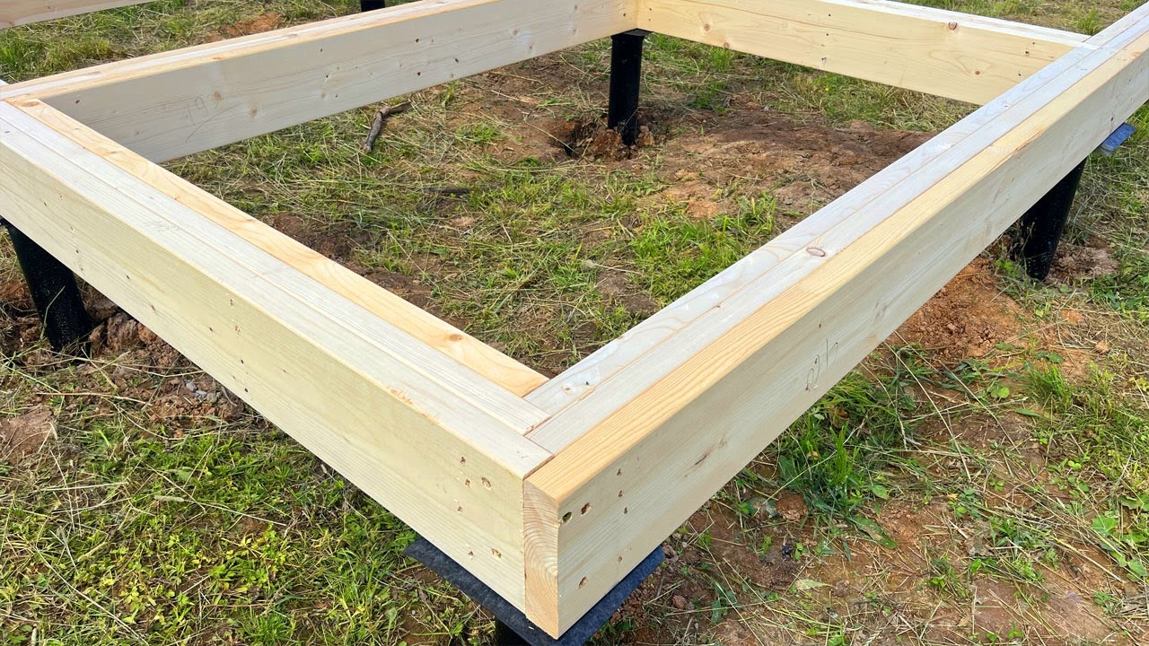 Built a BUDGET frame house. Step by step construction process. Here's ...