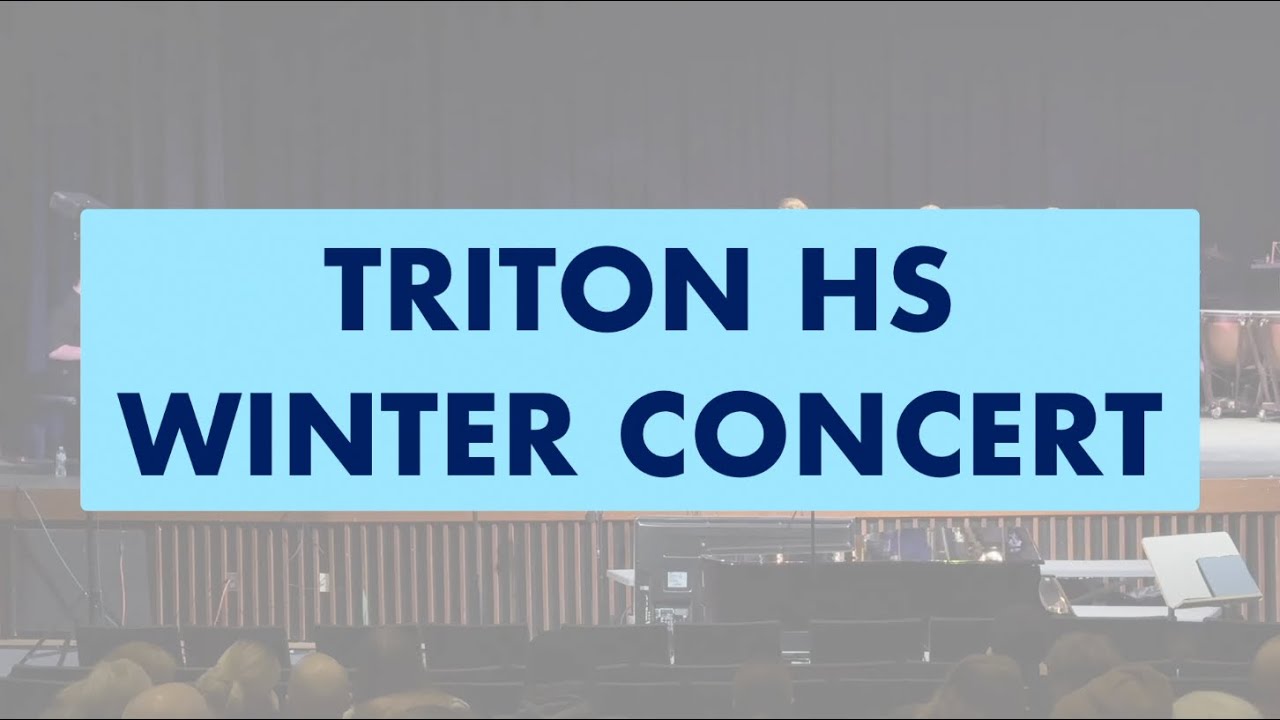Triton HS Winter Concert 2025 - YouTube