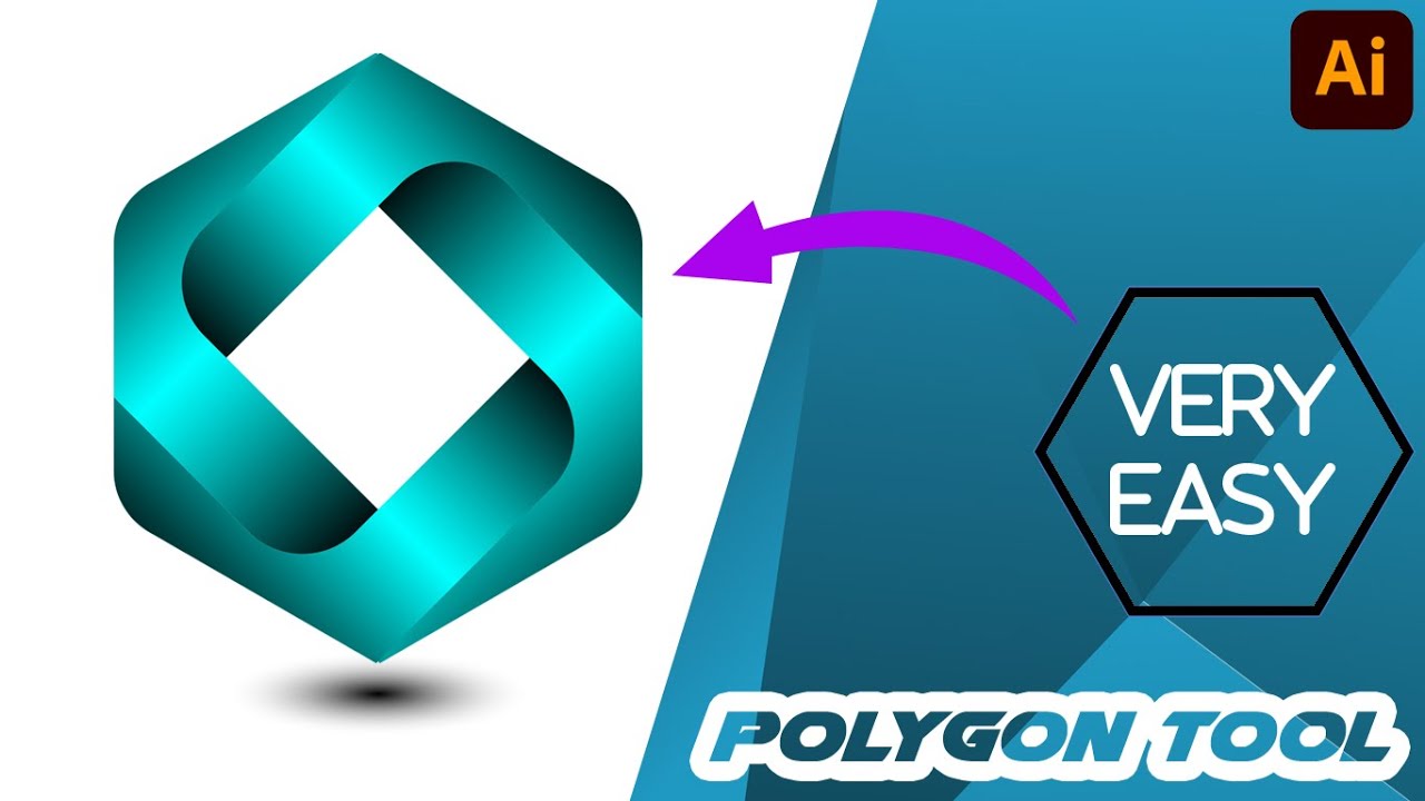 Polygon Logo Design Techniques For Beginners: Adobe Illustrator Tutorial - YouTube