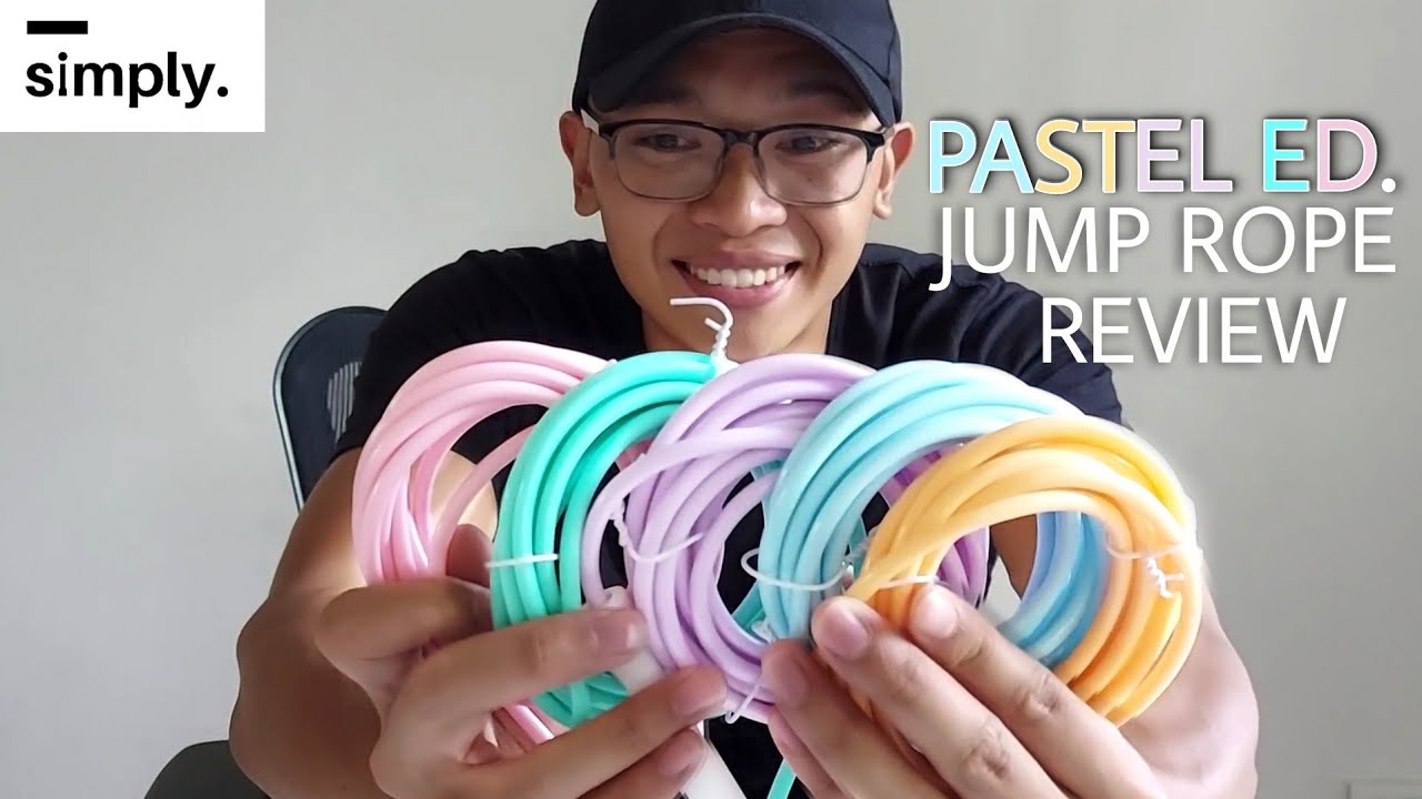 PASTEL COLORED JUMP ROPE REVIEW | Simply Pastel ed. Jump rope - YouTube