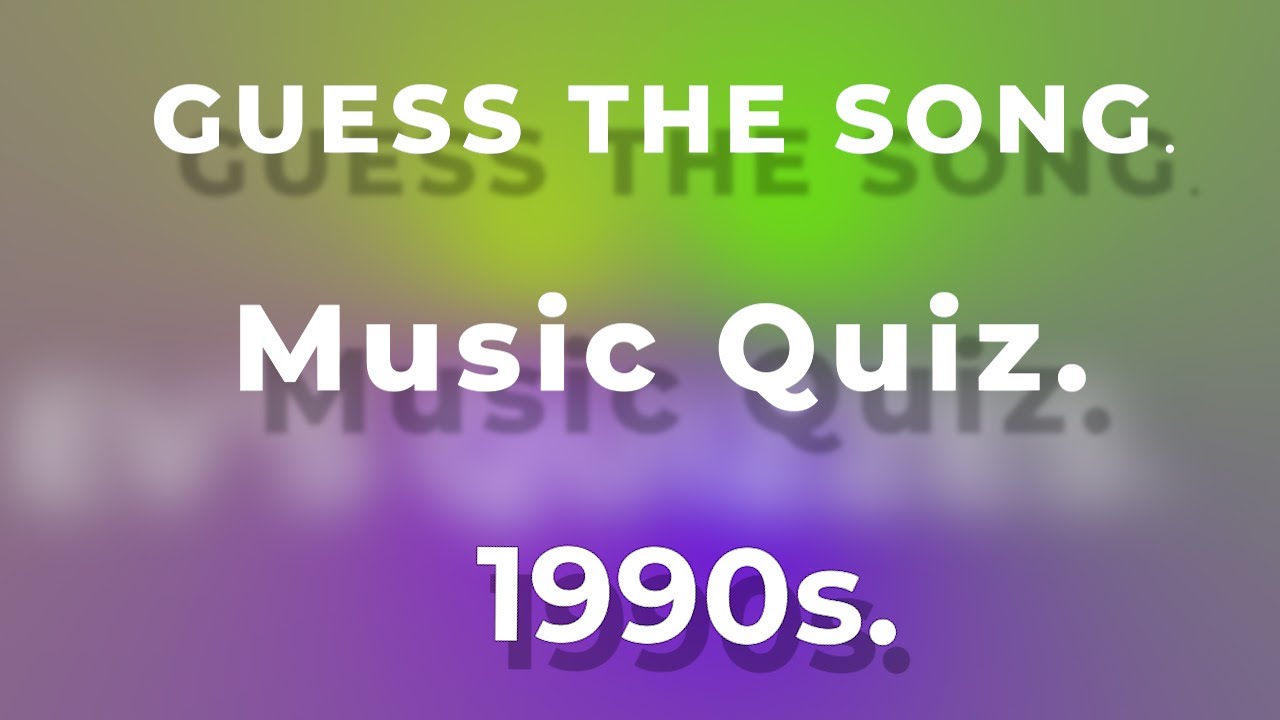 Music Quiz 72 | 1990s | Guess the INTRO | Intro's and answers. - YouTube
