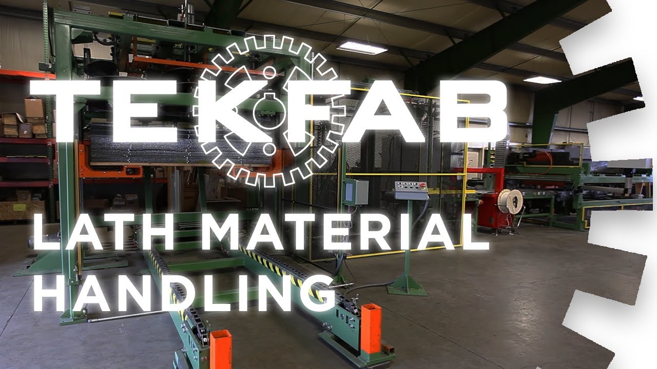 TEKFAB Lath Material Handling - YouTube
