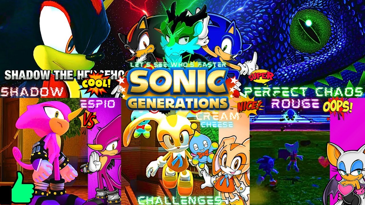 SHADOW!! PERFECT CHAOS! INSANE! Sonic Generations Gameplay Part 4 Story ...