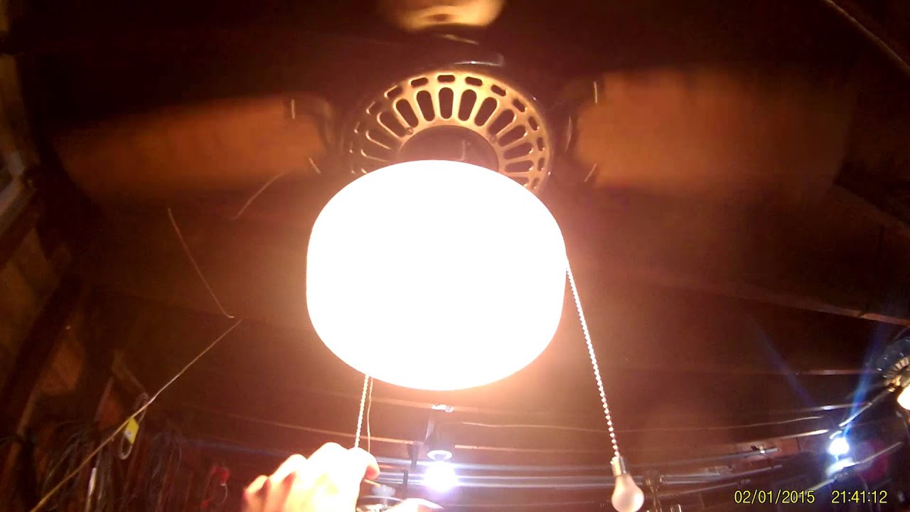 52" Moss WF series ceiling fan remake - YouTube