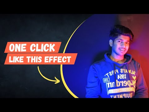 RGB Light effect in one click | rgb effect after effects | red and blue ...