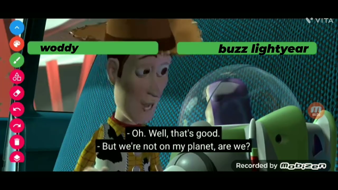 toy story woody vs buzz lightyear with healthbars #healthbars - YouTube