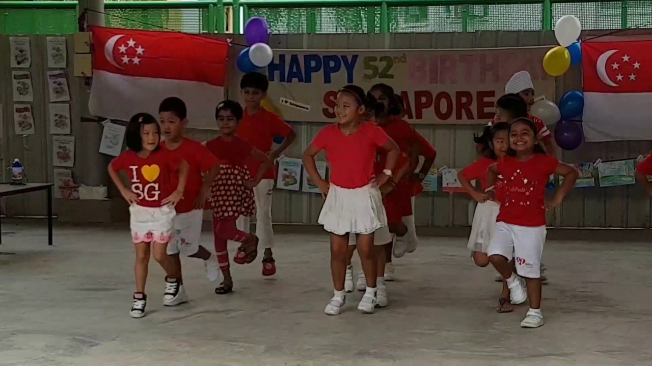 SINGAPORE NATIONAL DAY PERFORMANCE AT SCHOOL - YouTube
