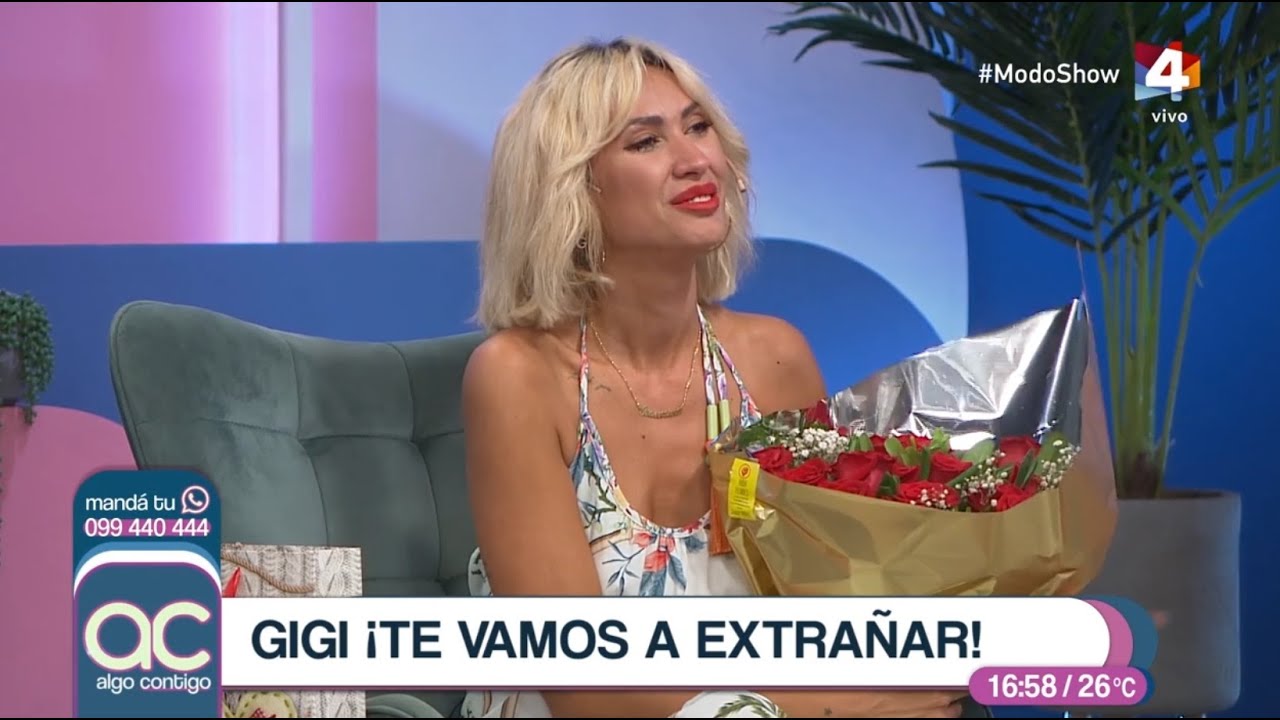 Giannina Silva se despidió de Algo Contigo - YouTube