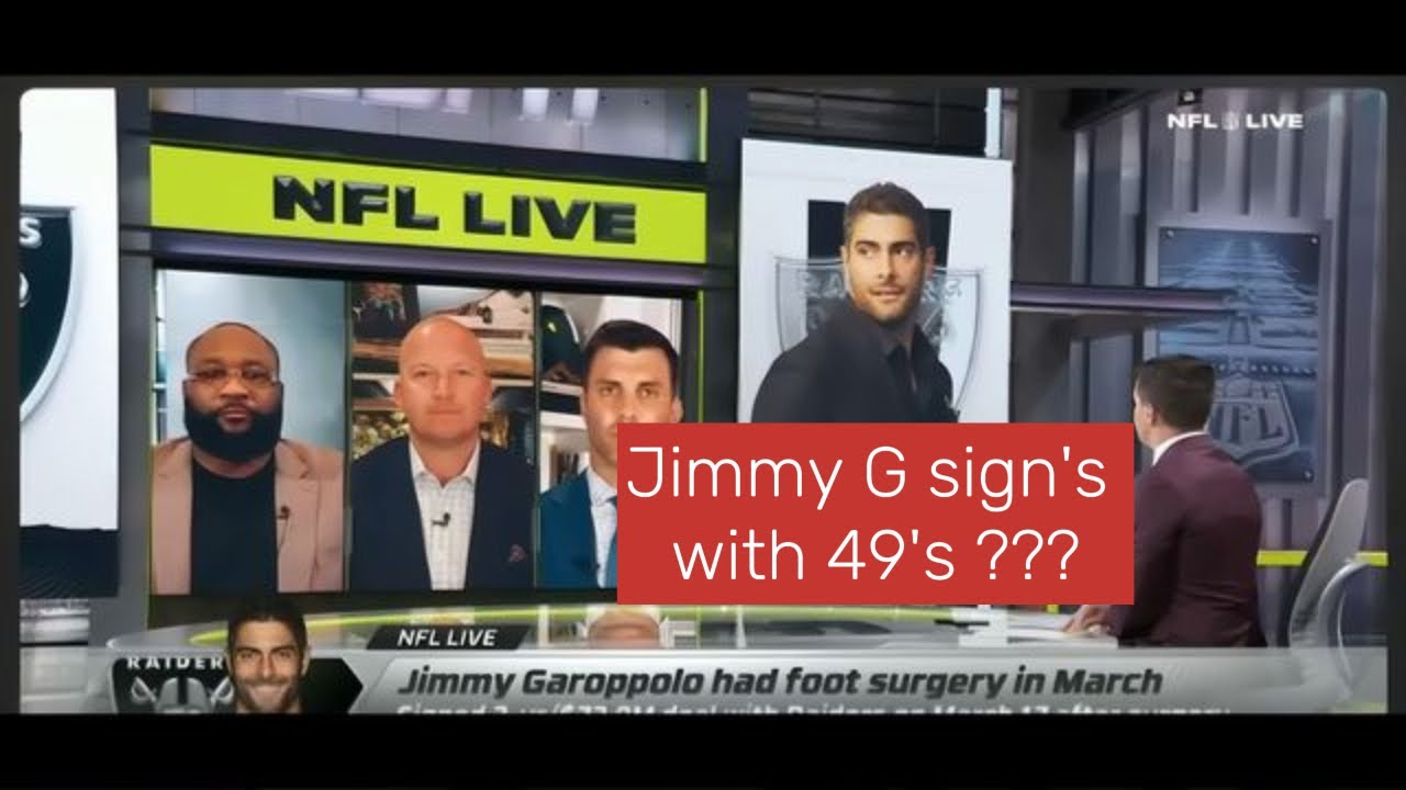 Jimmy G back to 49ers is REAL After suspension - YouTube