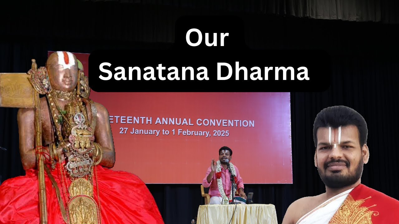 The Essence Of Santana Dharma | Dr Venkatesh English Discourse | SDET ...