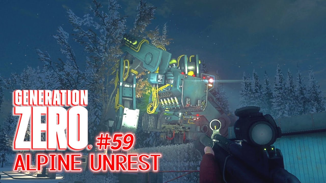 ネタバレ含) Generation Zero (DLC「Alpine Unrest」)＃59 (終) : トラブル続発でもこの襲撃を乗り切る - YouTube