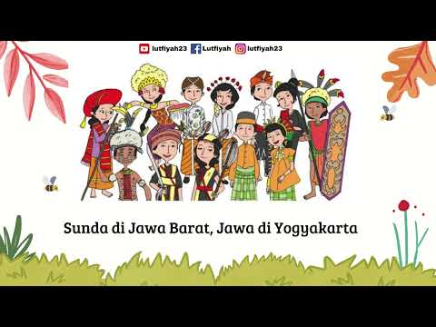 LAGU SUKU - SUKU DI INDONESIA | Menghafal dengan lagu (Nada Naik Becak)