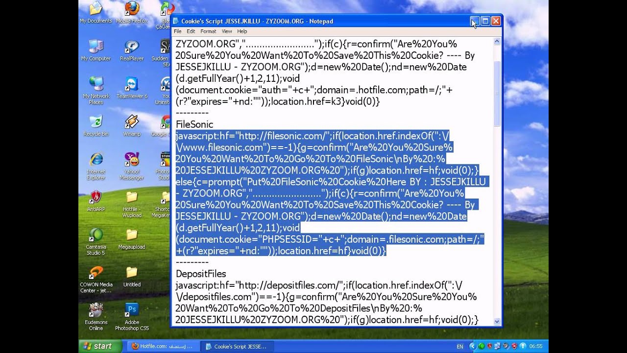 الطريقة الثانيه لتركيب الكوكيز جميع الحقوق محفوظه لـــ JESSEJKILLU ...