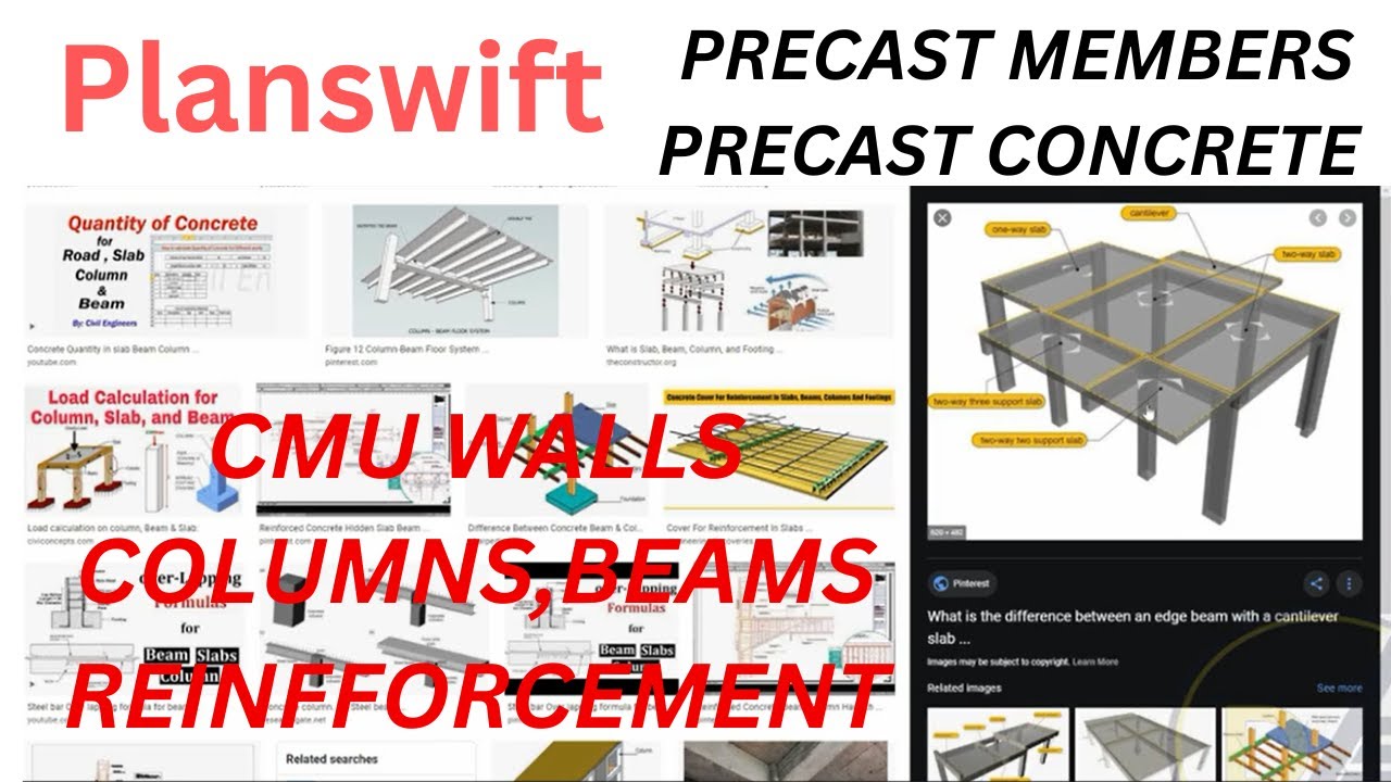CMU WALLS | DRY WALLS |PRECAST MEMBERS| PRECAST CONCRETE | PLANSWI Lec ...