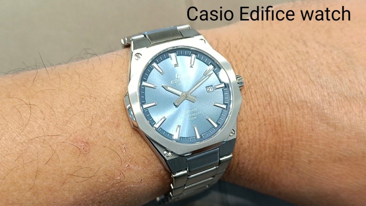 Casio Edifice watch Tiffny Blue colour #alwaysattractive #edifice - YouTube