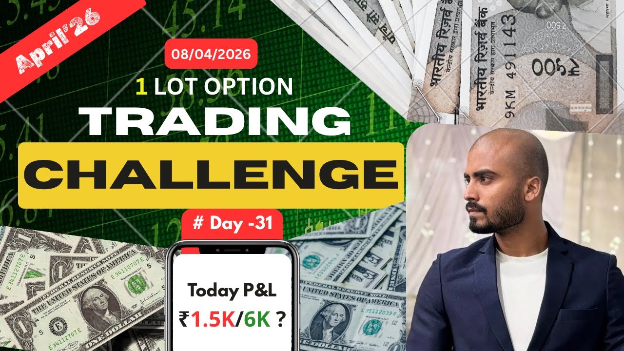 #Day31 🔥 Option Trading Challenge Live || Nifty Live Trading with 1 lot ...