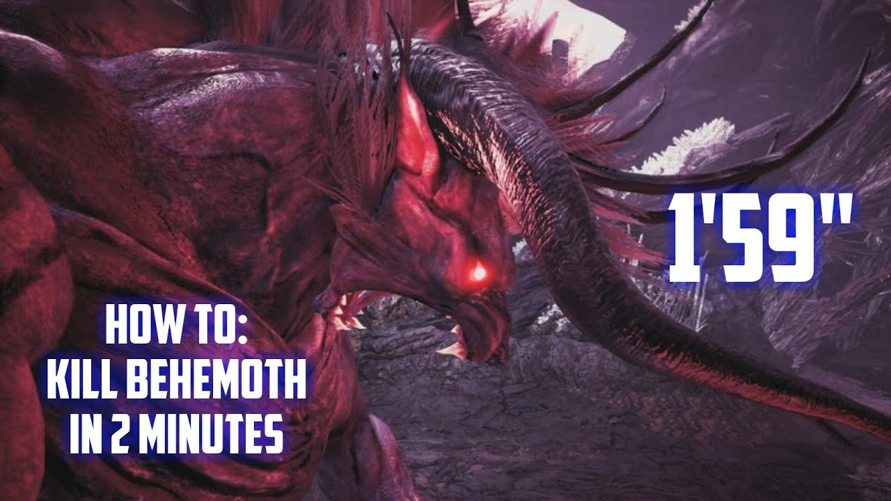 [Monster Hunter World] How to: Kill Behemoth In 2 Minutes - YouTube
