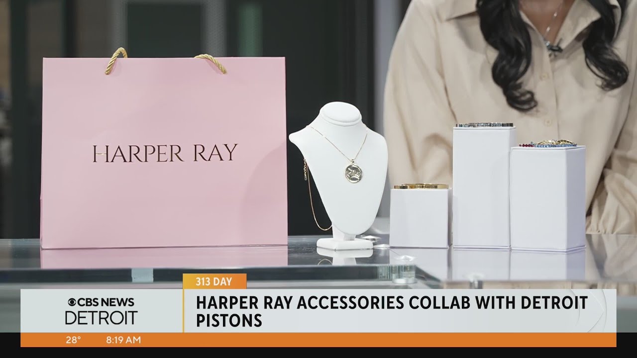 Harper Ray Accessories partners with Detroit Pistons - YouTube