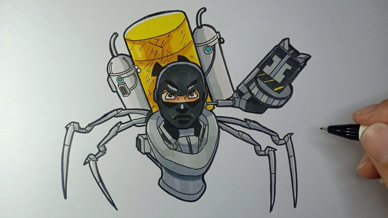 Drawing Assassin Toilet in Skibidi Toilet 70 Part 2 - YouTube