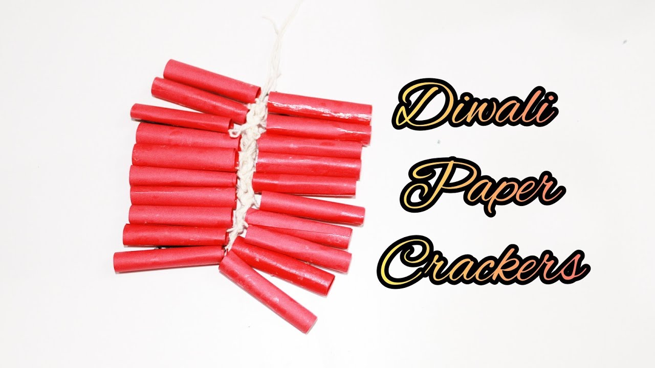 Paper cracker for kids | DIY crackers | paper crafts | Diwali crafts ...