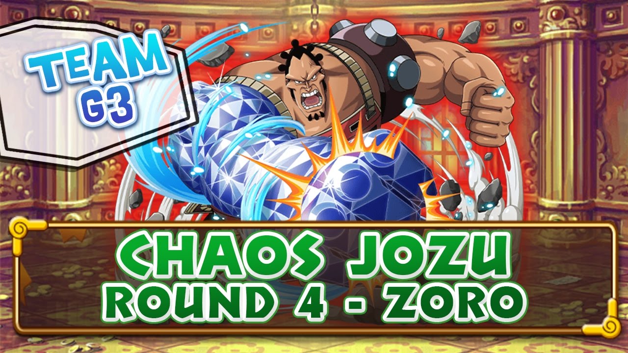 [OPTC Colo] Jozu Chaos - ROUND 4 - Zoro - Team G3 - YouTube