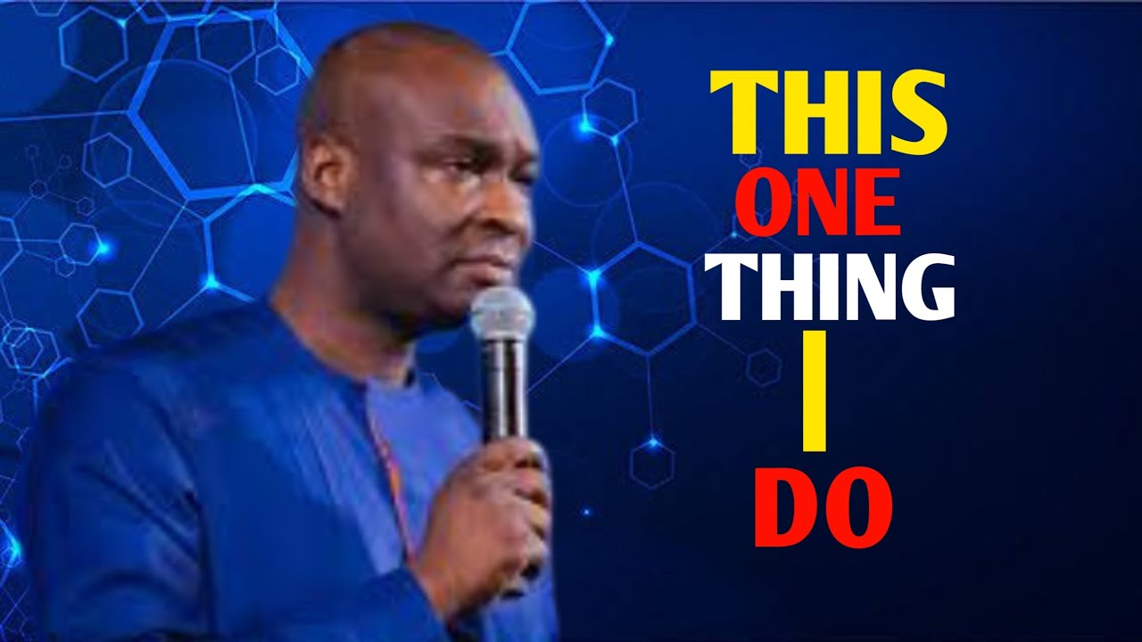 THIS ONE THING I DO | Apostle Joshua Selman - YouTube