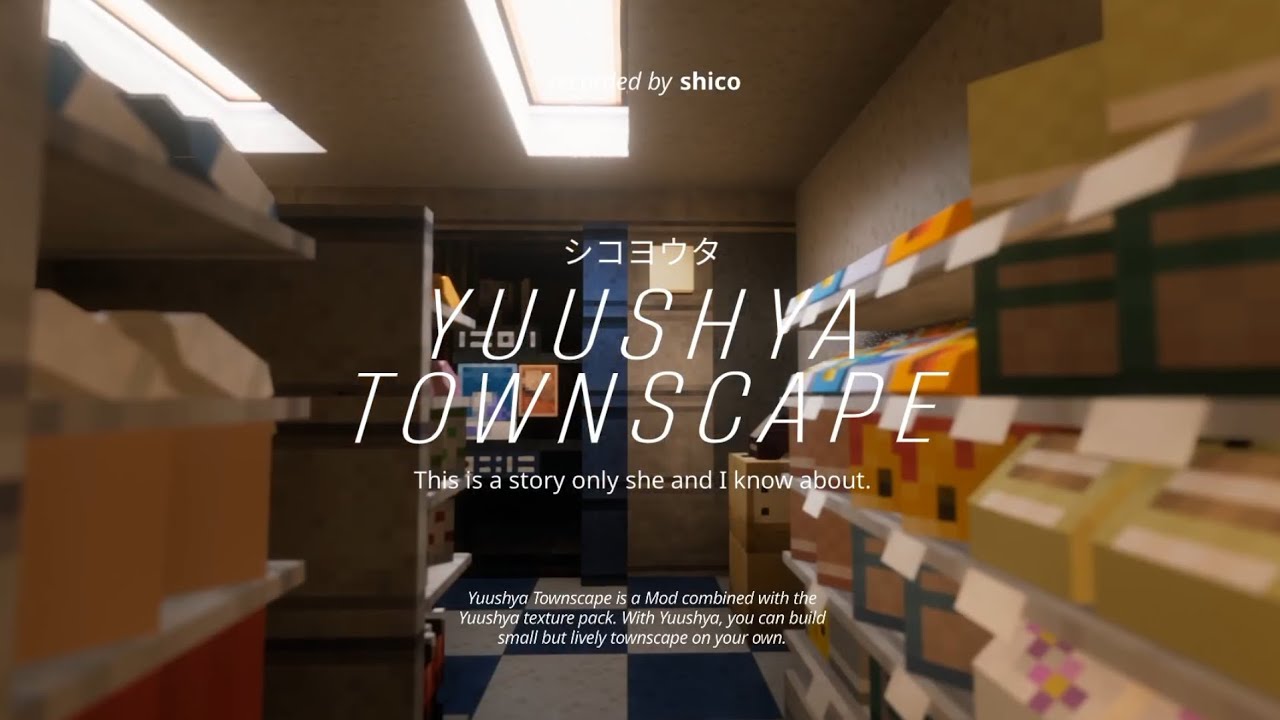 A Minecraft Cinematic | Yuushya townscape mod - YouTube