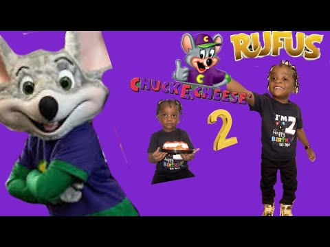 Rufus’s 2nd Birthday at chuck E. Cheese - YouTube