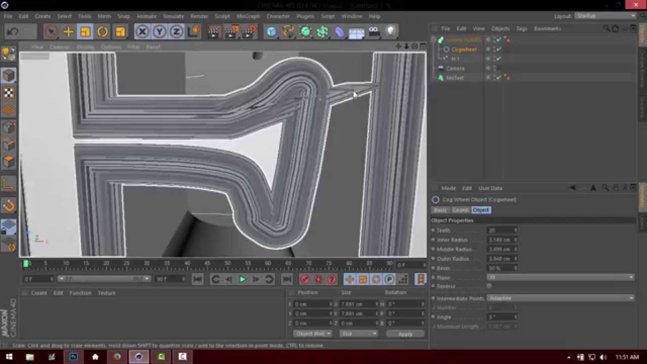 Forum Signature Text Tutorial in Cinema 4D - YouTube