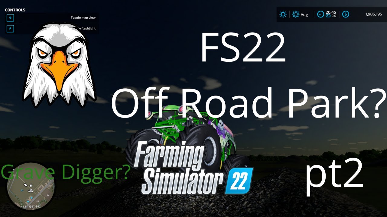 FS22 Off Road Series pt2 | Grave Digger in Farming Simulator!!! - YouTube