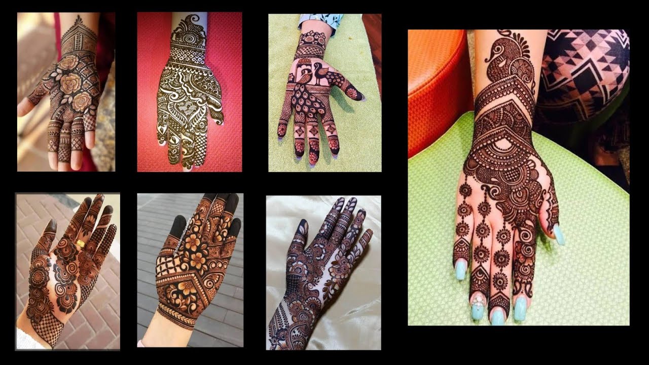20+ most beautiful Hand fill mehndi designs for beginners 🥰 - YouTube
