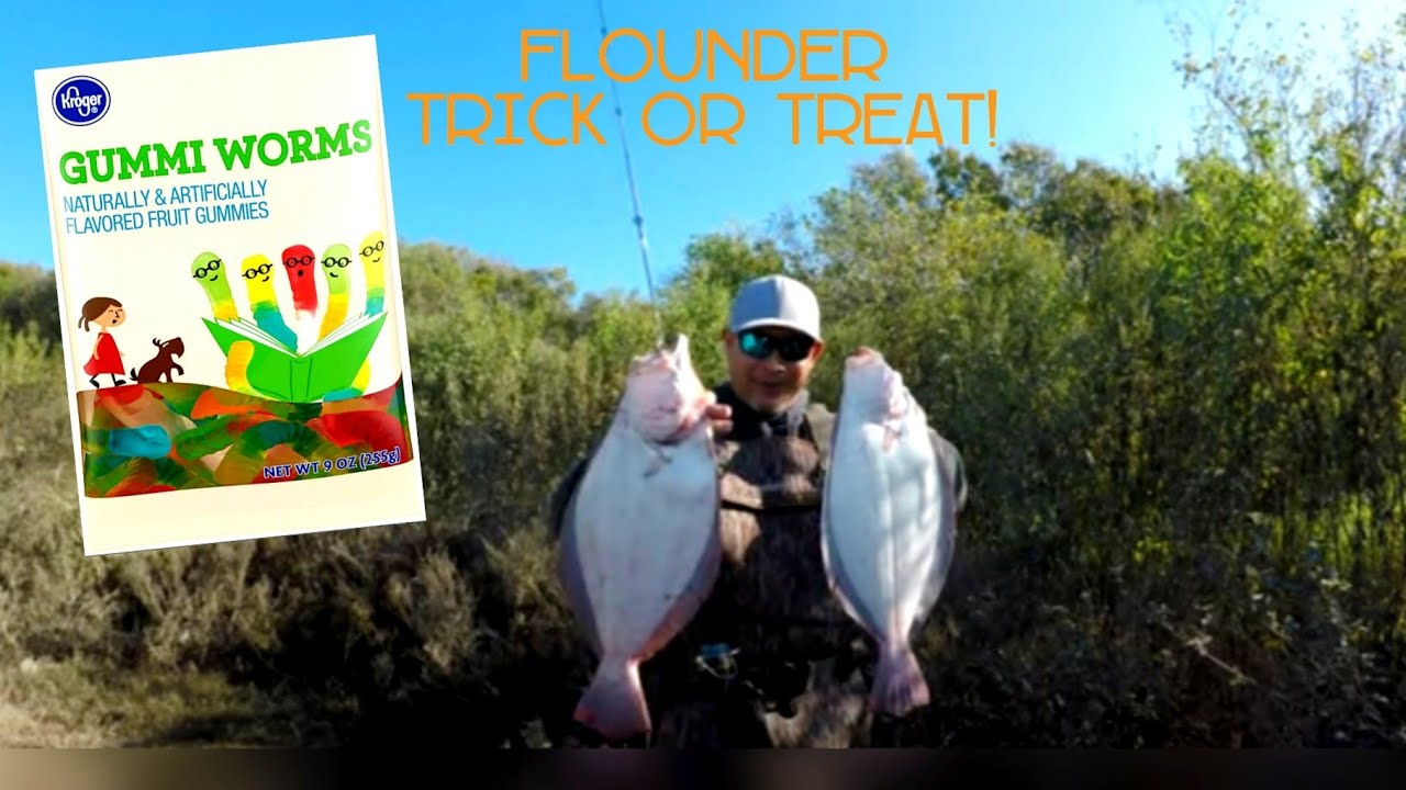 Galveston Flounder on Gummy Worm (Galveston Texas Fishing) 11.18.20 ...