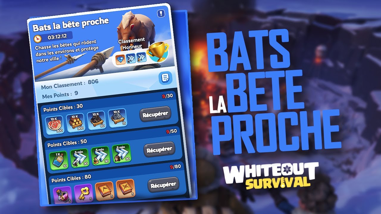WHITEOUT SURVIVAL : BATS LA BÊTE PROCHE ! - YouTube