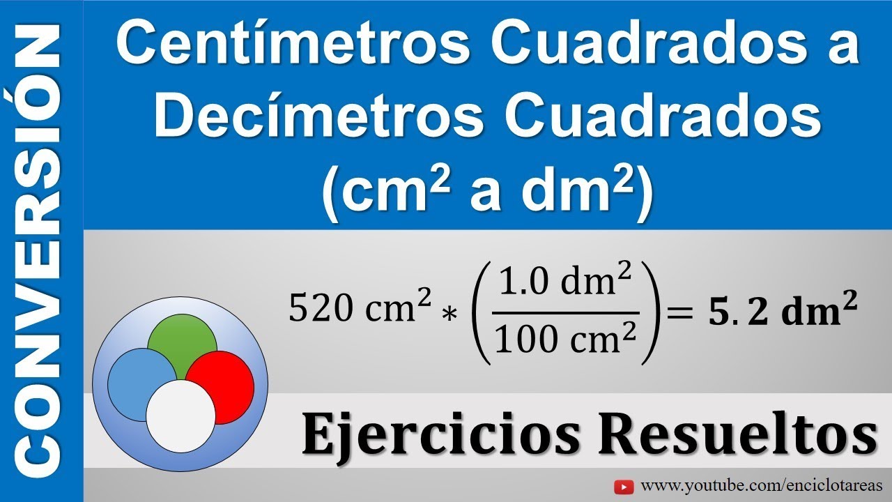 Cent metros Cuadrados A Dec metros Cuadrados cm2 A Dm2 Muy Sencillo