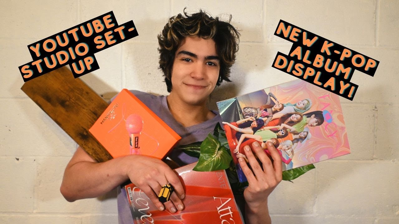 Mini Studio Set-Up + New Kpop Album Display - YouTube