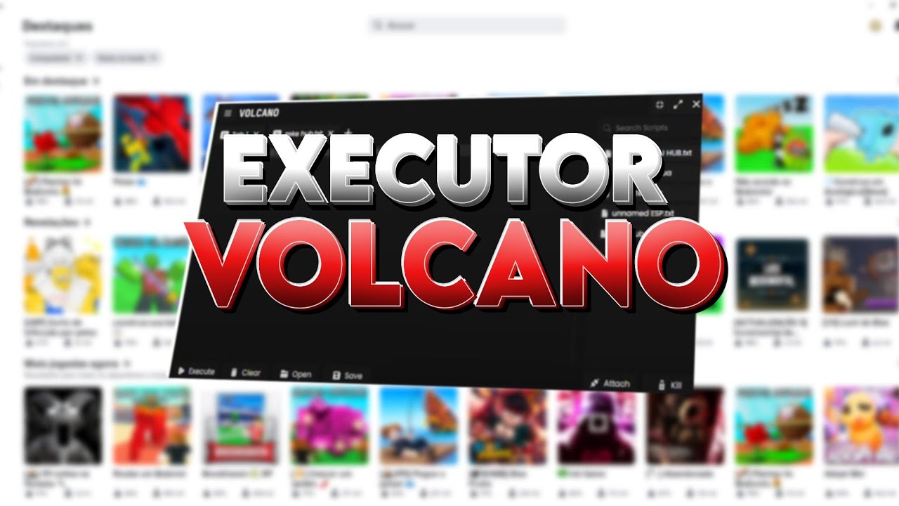 MELHOR EXECUTOR PC 2025 GRÁTIS! VOLCANO EXECUTOR ANTI BAN BYPASS ...
