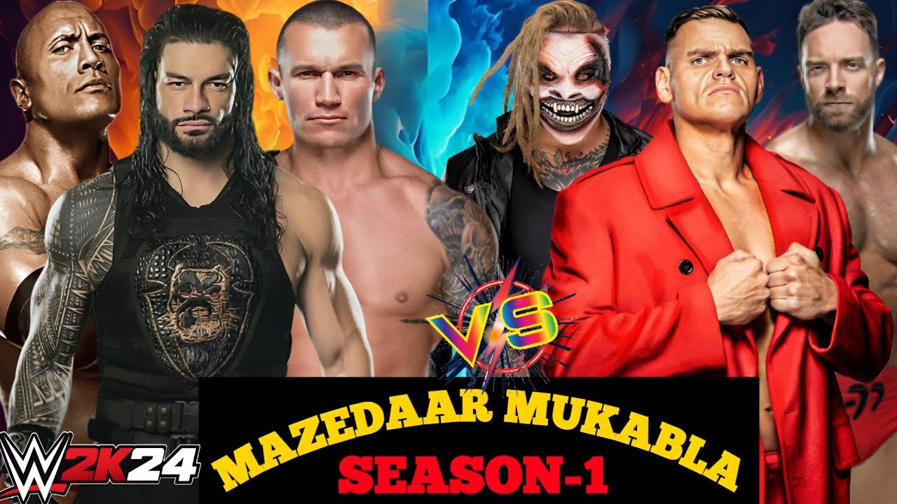 WWE 2K24-MAZEDAAR MUKABLA SESSION-1EPI#2(TEAM RRR VS TEAM KGF)MATCH ...