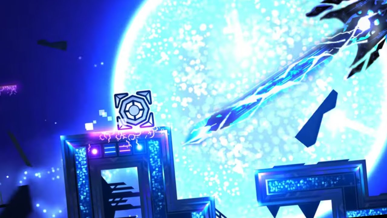 [4K] EDGE OF DESTINY - CULUC'S PART (Old deco) GEOMETRY DASH - YouTube