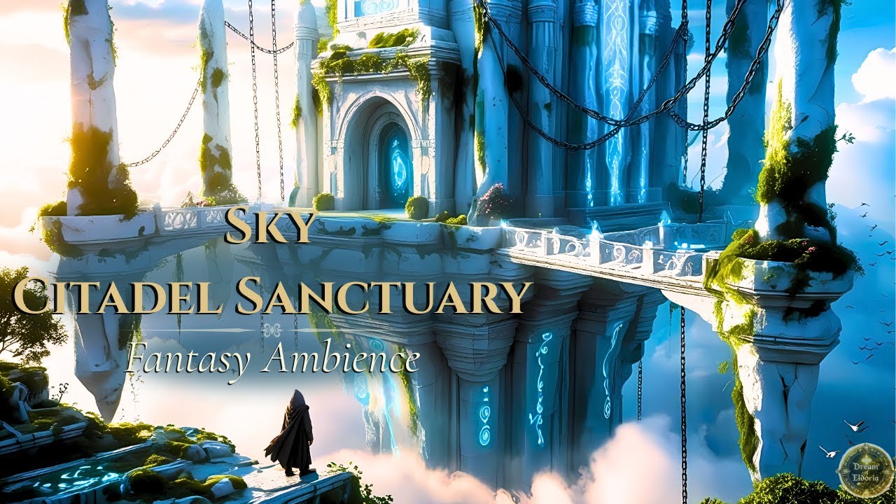 Aetherion Citadel 🏰 Sky Fortress Fantasy Ambience, Above the Clouds ...