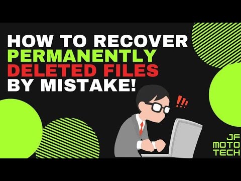 How To Recover Permanently Deleted File By Mistake - YouTube
