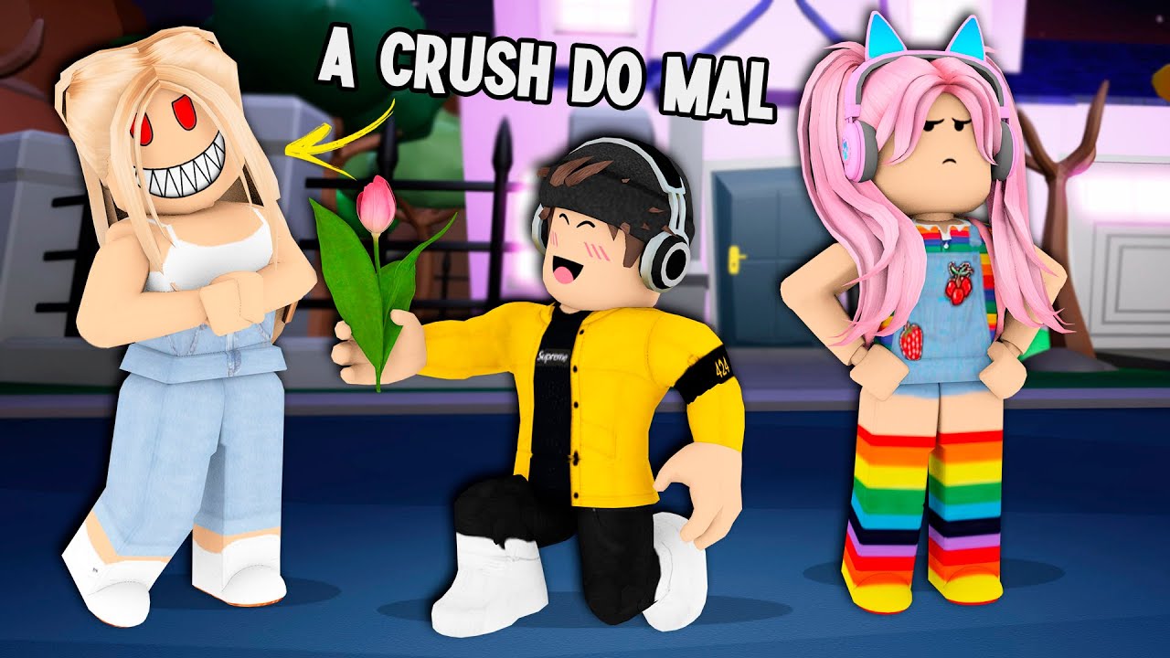 ELE TEM UMA CRUSH DO MAL! Escape Evil Crush Obby - ROBLOX - YouTube