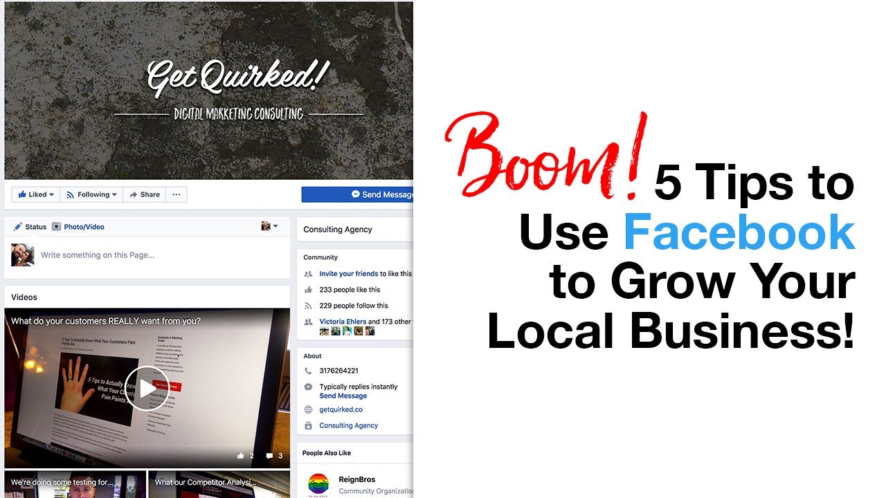 5 Tips to Use Facebook to Grow Your Local Business - YouTube