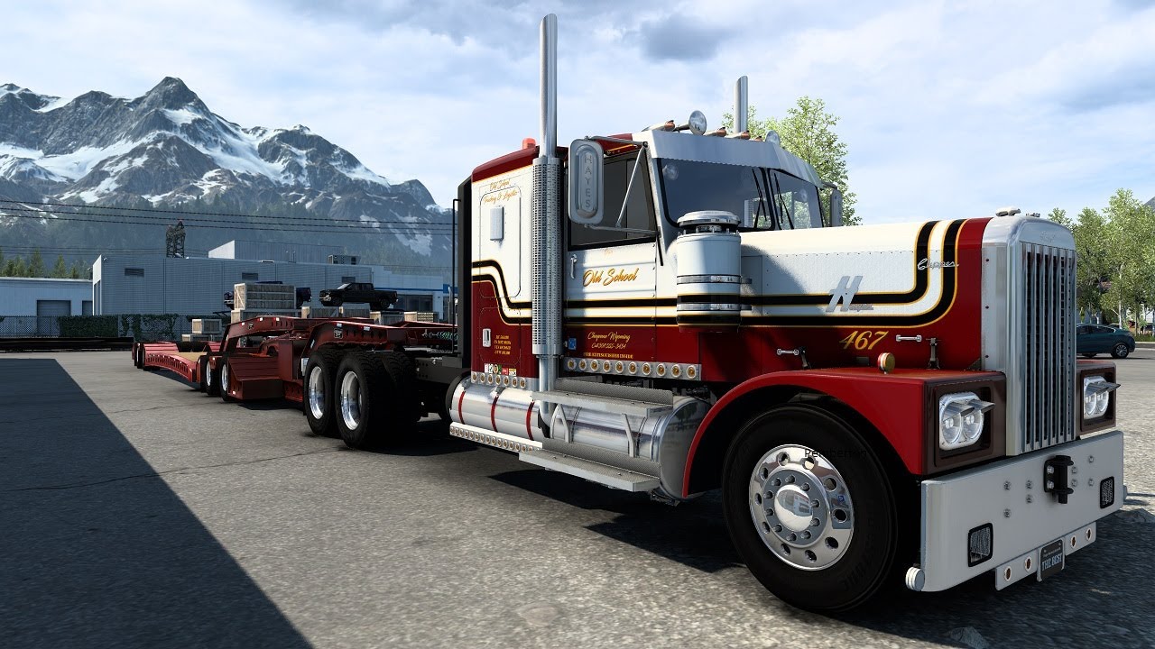 ATS Old School Hayes Clipper on an Off Road BC Run to Bralorne - YouTube